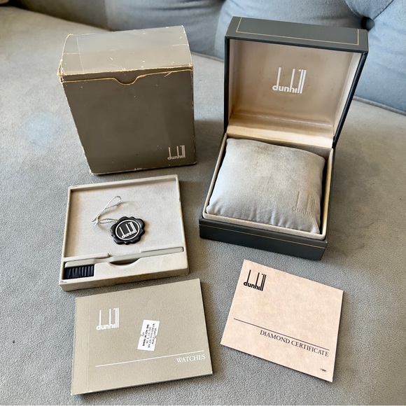 Dunhill | Storage & Organization | Dunhill Watch Box Manual Certificate ...